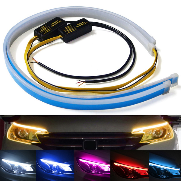 High Quality 2PCS Car Light Assembly DRL Led Daytime Running Lights ...