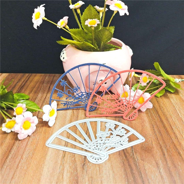DIY Classic Fans Arch Shape Metal Cutting Dies for Scrapbooking Dies ...