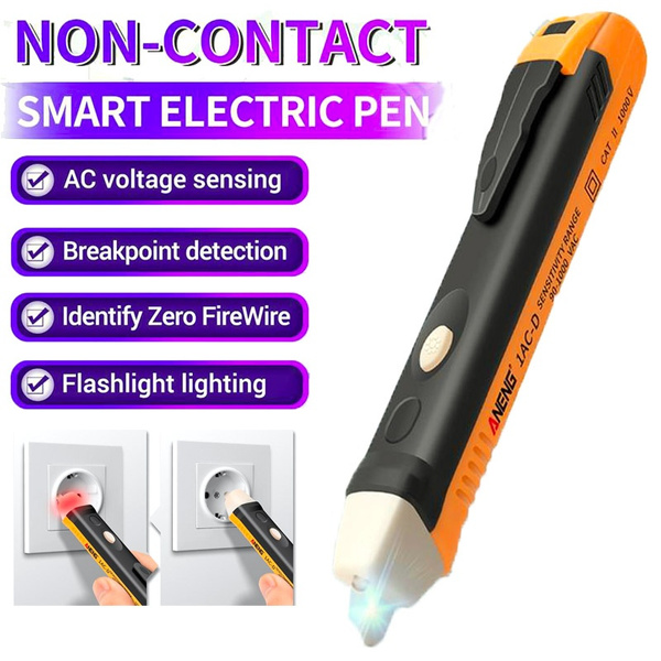 Multifunction Portable Non-Contact Electric Voltage Tester Pen Sensor ...