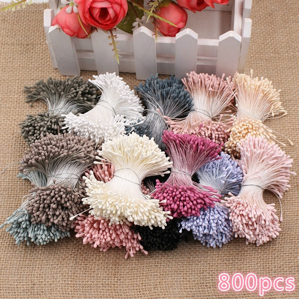 800pcs 1.5mm Mini Stamen Handmade Artificial Flower for Wedding Party ...