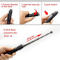 Heavy Spring Rod Self-defense Telescopic Rod All Steel Quenched Three ...