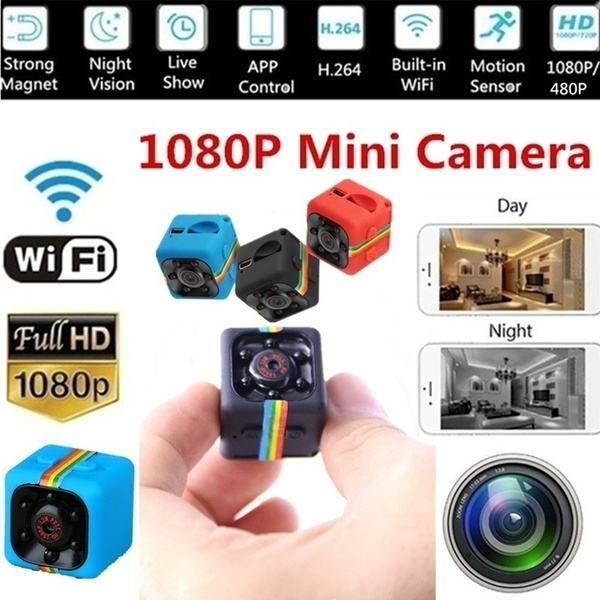 SQ11 Mini Camera HD 480/1080P Night Vision Camcorder Car DVR Infrared ...