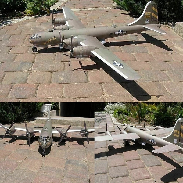 American B29 Super Sky Fortress Bomber Paper Model Airplane Model ...
