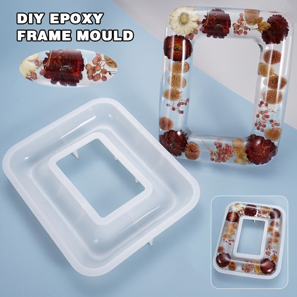 Photo Frame Silicone Mold-UV Resin Mold-Crystal Photo Frame Epoxy ...