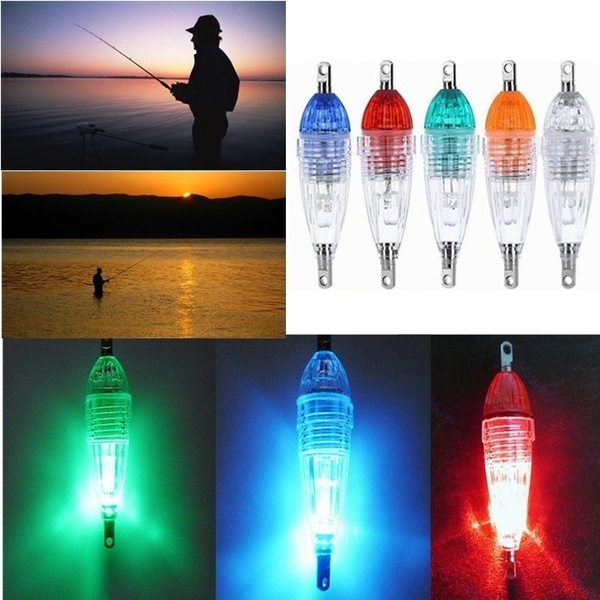 Mini LED Glowing High Brightness Fishing Lure Light Night Fishing Bait ...