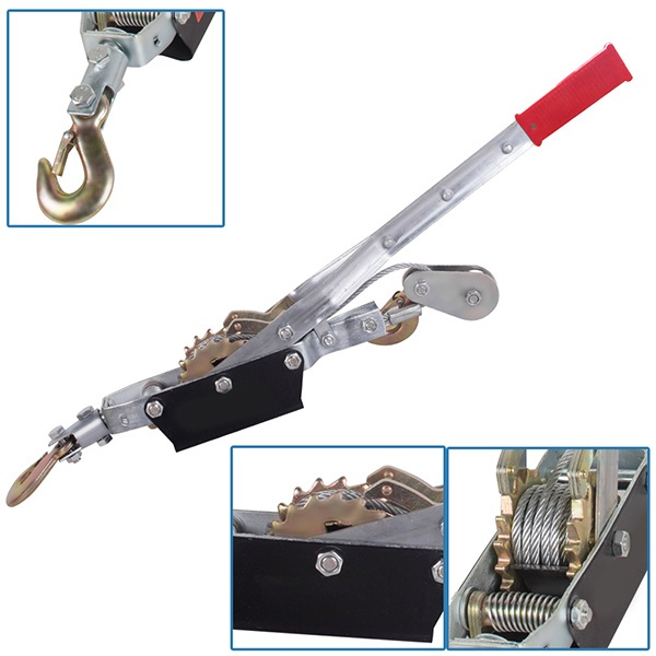 4 Ton/8000lb Hand Puller Cable Puller Pulling Hand Power Winch Hoist | Wish