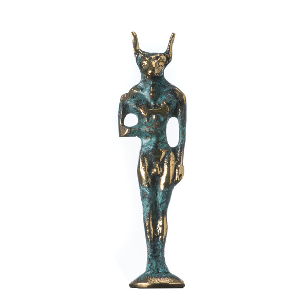 Minoan Minotaur Crete Museum Replica Statue Solid Bronze 4.4" | Wish