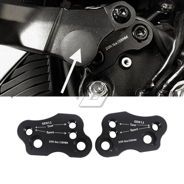 Motorcycle Bar Clamps Handlebar Risers Fits for Goldwing GL1800 GL 1800 ...