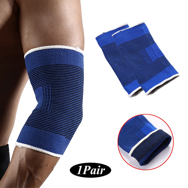 1Pair Fitness Elastic Elbow Brace Compression Support Sleeve for ...