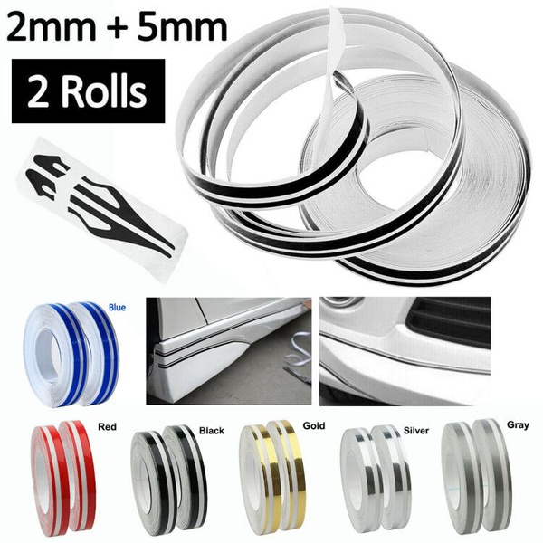 2pcs 7 Colors New Pinstriping Stripe Vinyl Tape Decals Stickers For Car ...