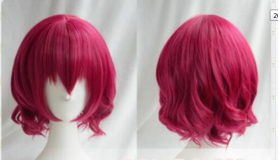 Details about 2019 New Akatsuki No Yona Pretty Princess Short Dark Red ...