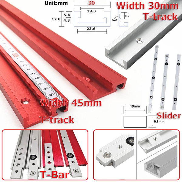 Woodworking DIY Aluminium Alloy T-track /Miter Slider /T-Bar for ...