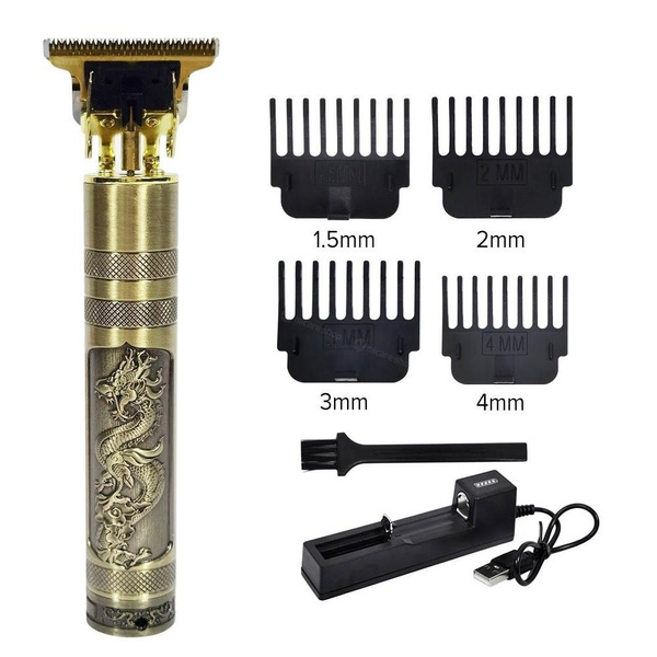 2020 NEW 0mm Gap LCD Display Hair Clipper Professional Powerful ...