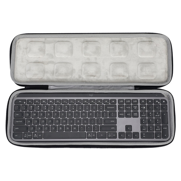 Hard Travel Case for Logitech MX Keys Advanced Wireless Illuminated ...