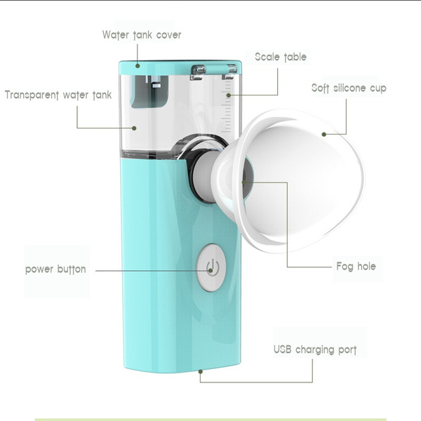 Ultrasonic Atomizer Pulmonary Therapeutic Drug Inhaler Portable ...