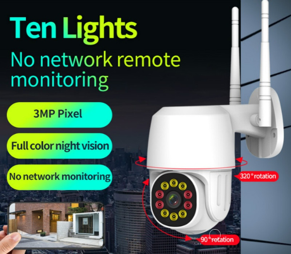 720/1080P IP Camera Onvif WiFi 2MP Wireless Speed Dome CCTV IR Camera ...