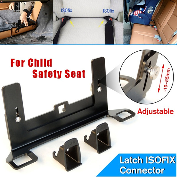 Steel Latch ISOFIX Connector Car Seat Belt Buckle Bracket For Child Safety Seat | Wish