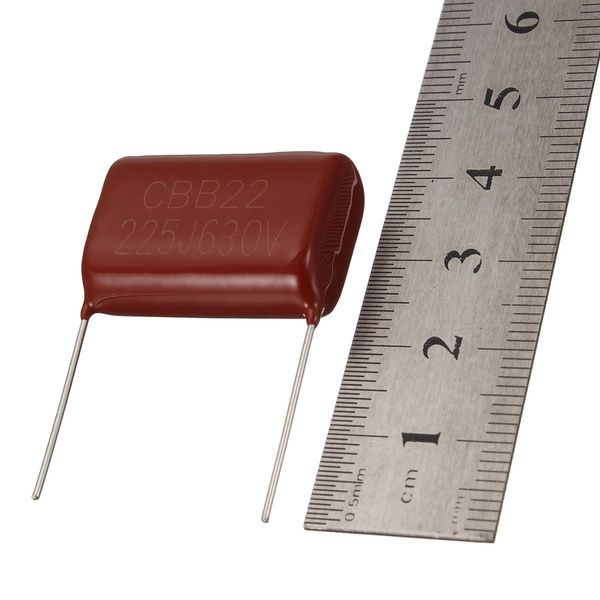 10PCS CBB22 225J630V Capacitors Pitch 25MM 2.2UF 2200NF 630V 225J ...
