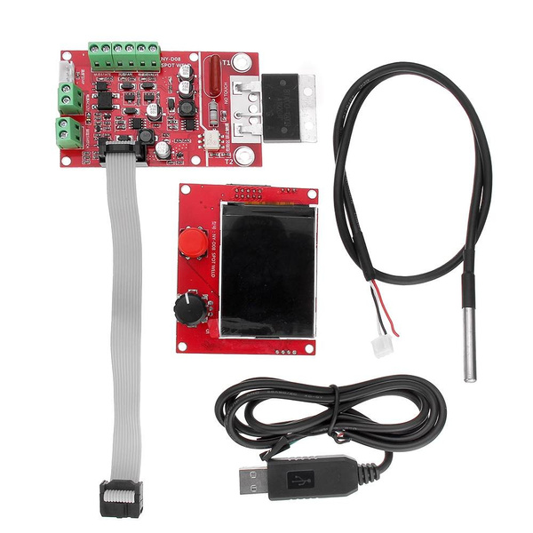 100A Spot Welder Controller Welding Machine Pneumatic Color LCD Display ...