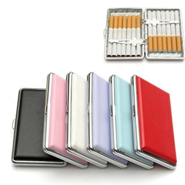 1/3pcs Cigarette Box Pocket Box PU Leather Tobacco Case Box Holder ...