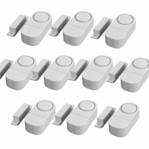 10X WIRELESS Home Window Door Burglar Security ALARM System Magnetic ...