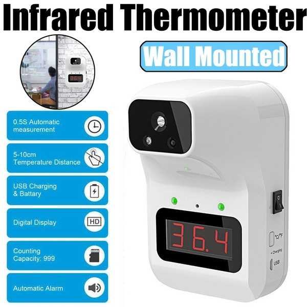 K3 infrared thermometer non-contact fixed forehead thermometer hanging ...