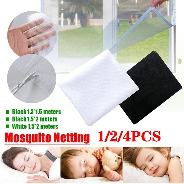 1/2/4 PCS 130X150/150X200CM New Indoor Insect Fly Mosquito Window ...