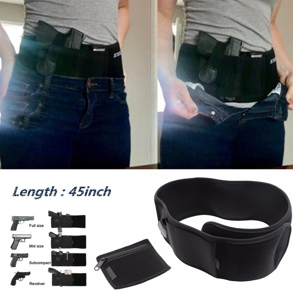 Right/Left Hand Tactical Universal Abdominal Band Holster for Glock 17 ...