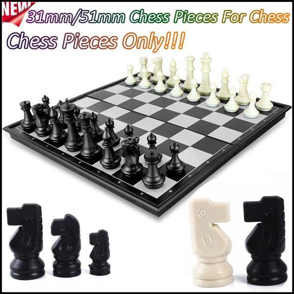 Plastic Chess Pieces Checkers for 3 in 1 International Chess Family ...