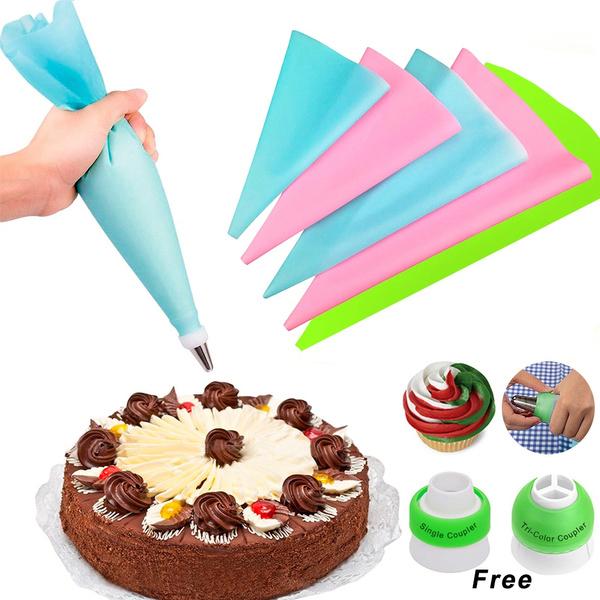 4 Sizes/set Baking Decorating Tools Reusable EVA Material Cream Pastry ...