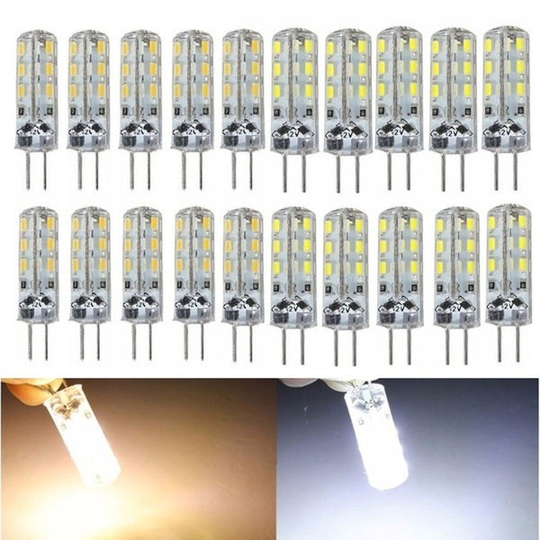 5/10/20PCS G4 LED Lamp DC 12V Bulb SMD 3014 Chip Silicon Light Lamp ...