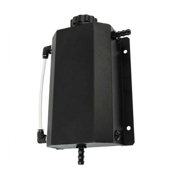 Universal 2L Alloy Engine Oil Fuel Gas Catch Can Breather Tank Bottle ...