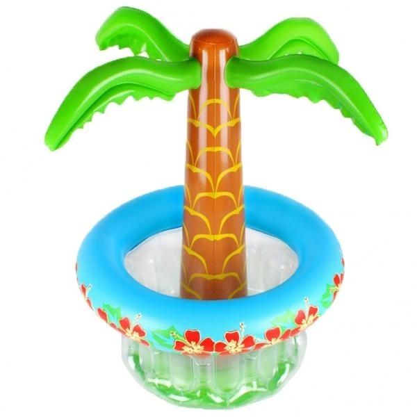 Inflatable Coconut Palm Tree Drinks Cooler Ice Bucket Summer Beach ...
