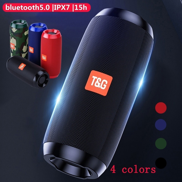7 Colors Portable Bluetooth Speaker 20w Wireless Bass Column Waterproof ...