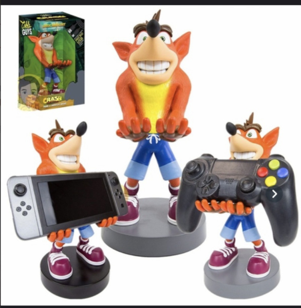 Crash Bandicoot Figure Model Cartoon Mobile Phone Holder Game Console ...