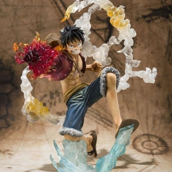 Anime Lovers One-piece Model Anime Character Luffy PVC Doll Figure Toy ...