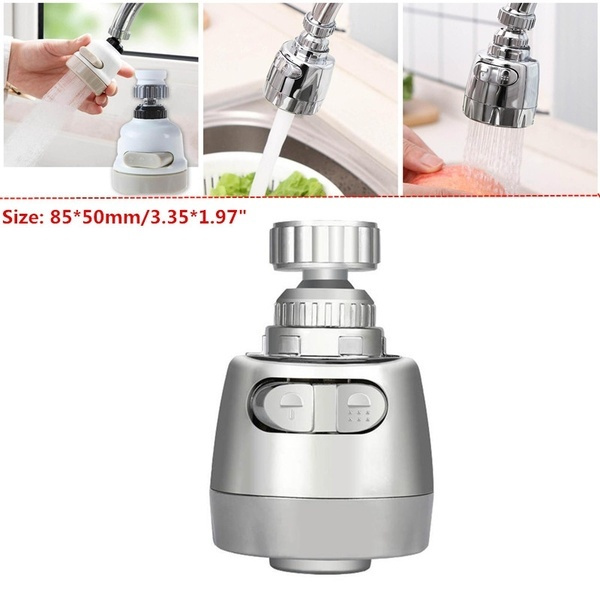 360 Degree Sink Aerator Nozzle Head Kitchen Cocina Bubbler Rotary ...