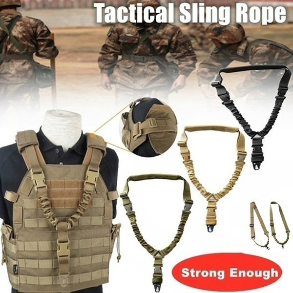 Outdoor Tactical Rope Single-point Rope Mission Sling Life-saving Rope ...