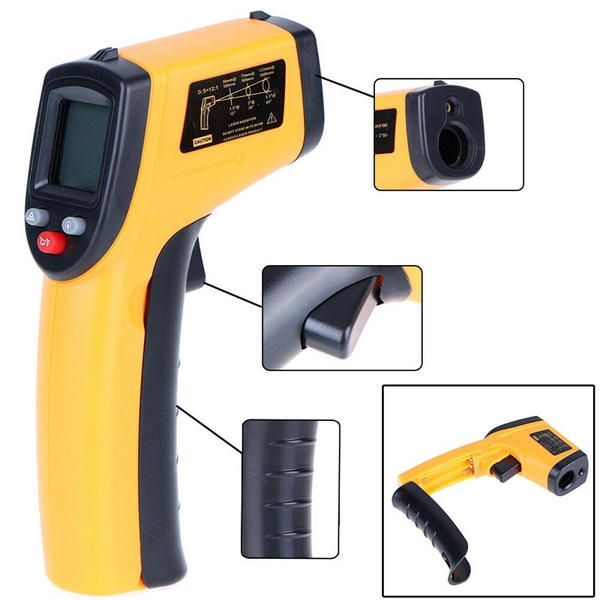 non-contact Hand-held thermometer 1 pcs Infrared thermometer automatic ...