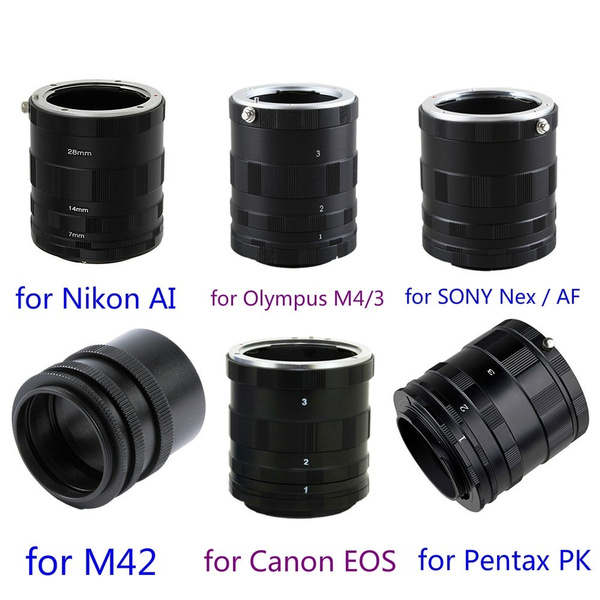 Camera Macro Extension Tube Ring For M42 for Canon EOS Adapter Ring for ...