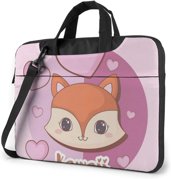 Kawaii Animals Laptop Bag 15.6 Inch Shoulder Messenger Bag Computer ...