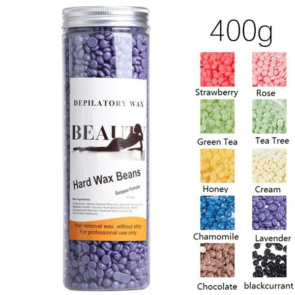 400g Bottled Wax Beans Whole Body Depilatory Wax Beans Beeswax Beans ...