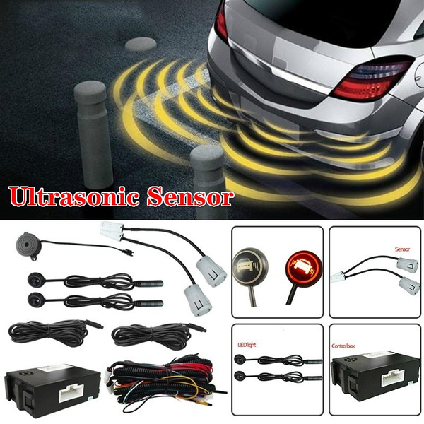 Ultrasonic Sensor Distance Assist Lane Changing LED Car Blind Spot ...