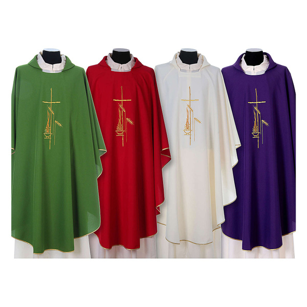 New Fashion Gold Cross Printed Preacher Robe Gothic and Monastic ...