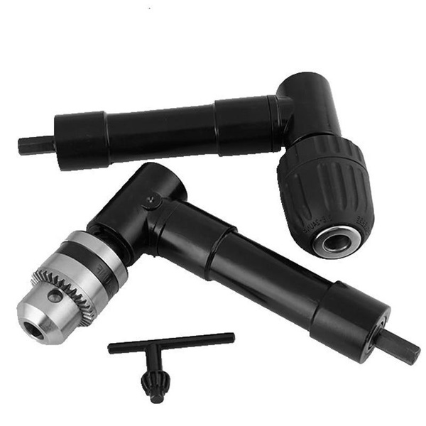 90 Degree Right Angle Electric Drill Keyless Three-jaw Chuck Corner ...