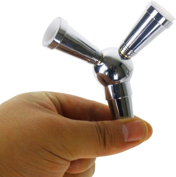 Zinc Alloy Hookah Hose Adapter Splitter 1 to 2 Connector Shisha Joint ...
