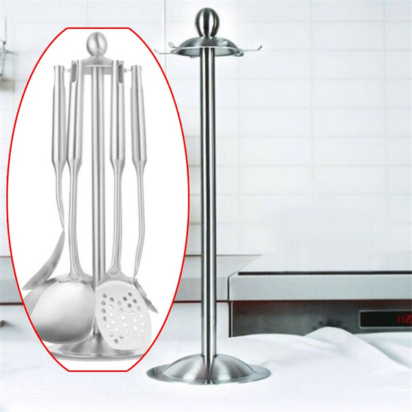 Home Accessories Stainless Steel Utensil Organizer Stand Shelves Stand ... Home Accessories Stainless Steel Utensil Organizer Stand Shelves Stand ...