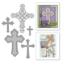 Cross Metal Cutting Dies Background Dies Scrapbooking Card Making Craft ...