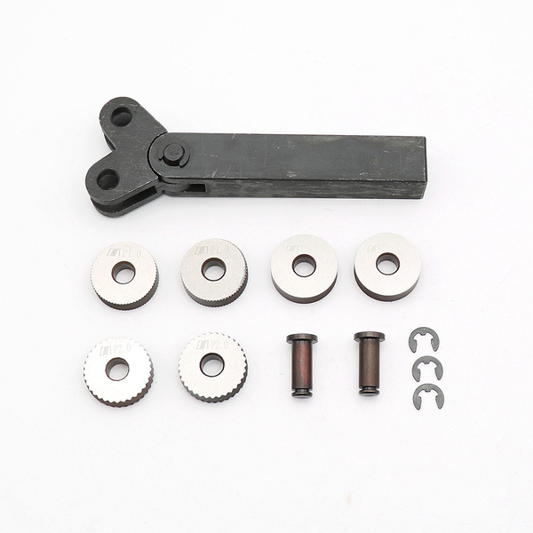 7PCS Wheel Linear Pitch Knurl Steel Lathe Cutter Dual Wheel Knurling ...