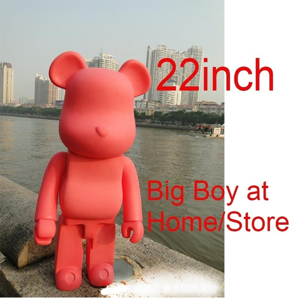 Hot Sale Bearbrick Bear@brick DIY Paint PVC Action Figure White Color ...